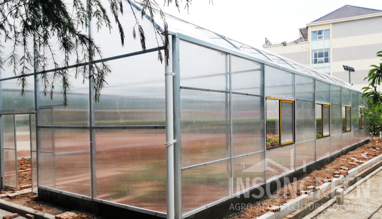 Polycarbonate Commercial Greenhouse - INSONGREEN